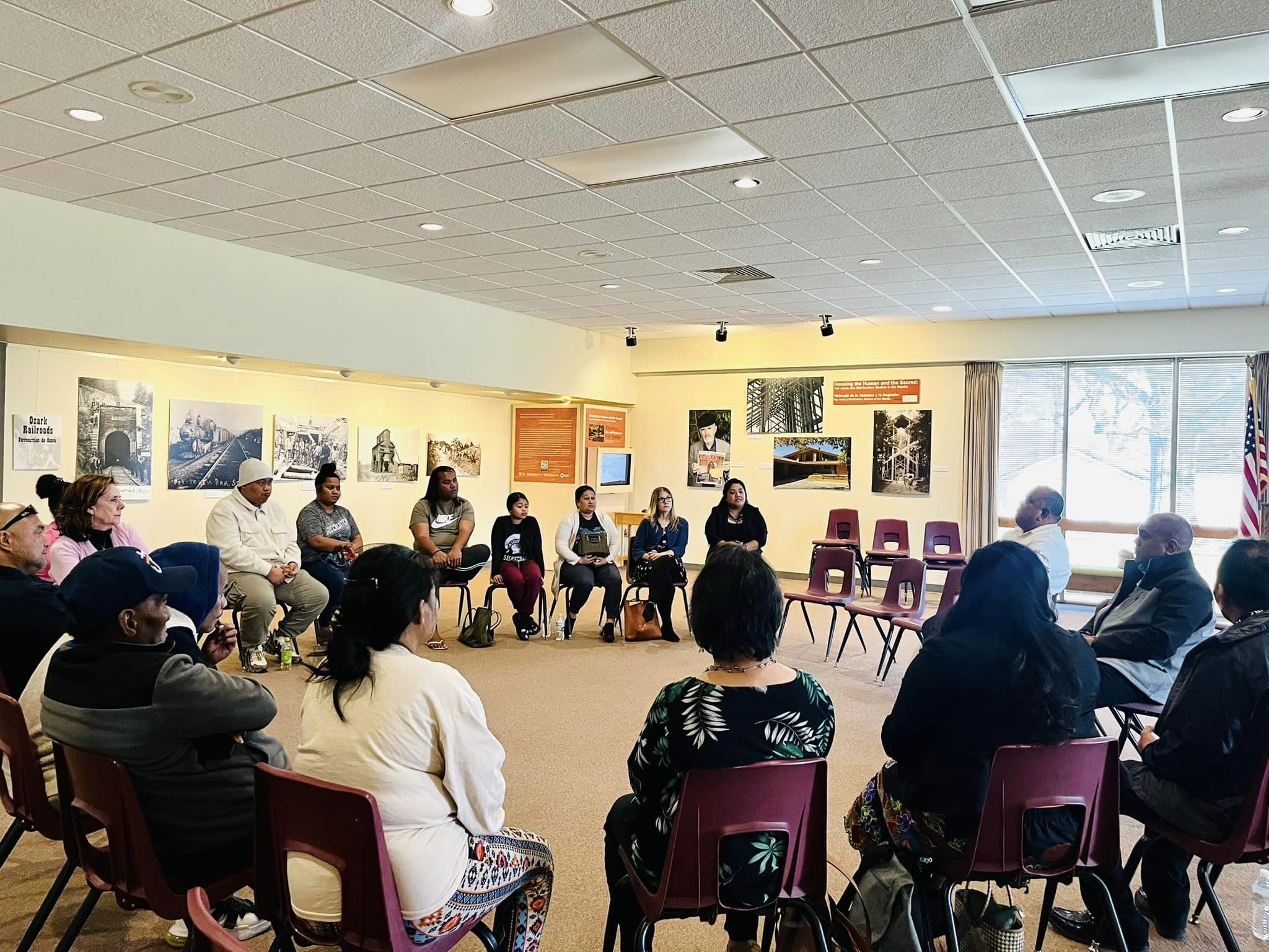 H.E. David Paul and Sen. David Anitok meet families affected by ICE ...